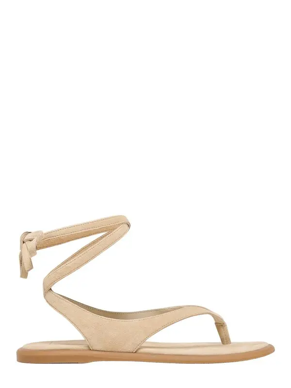 DOLCEVITA Jayden Thong Sandals - Almond Suede