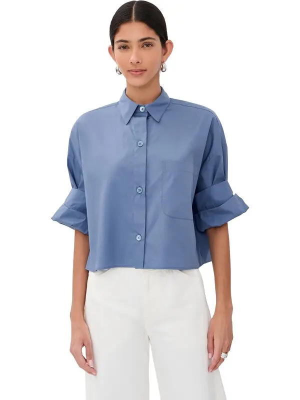 TWP Button-down Shirt - Country Blue