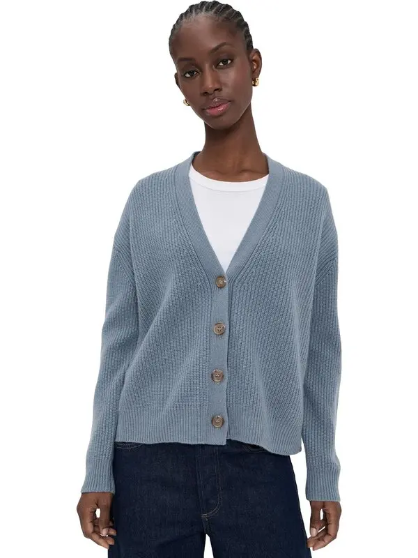 Jenni Kayne Cropped Cashmere Cocoon Cardigan - Seaside