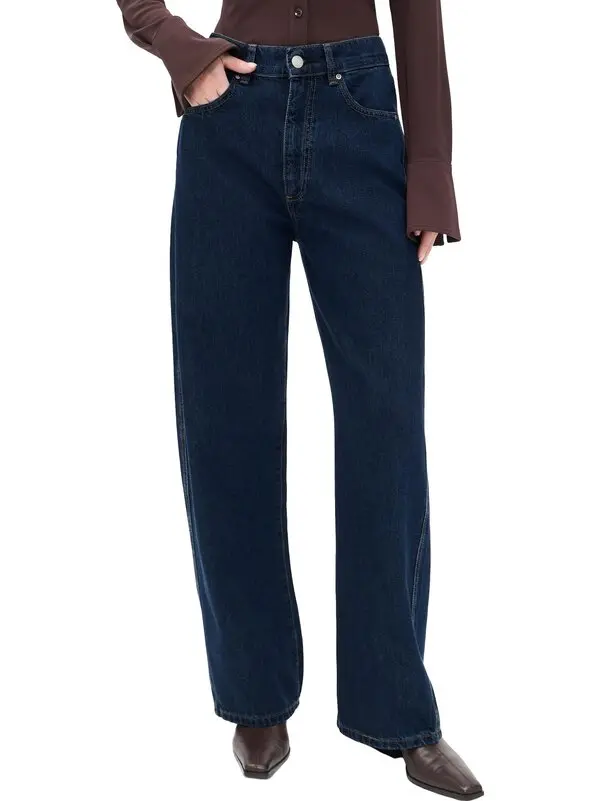 DL1961 Taylor Relaxed Barrel High-rise Jeans - Lake House