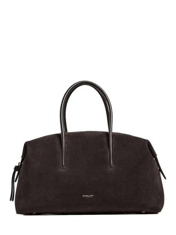 DEMELLIER The Midi Stockholm Handbag - Dark Chocolate