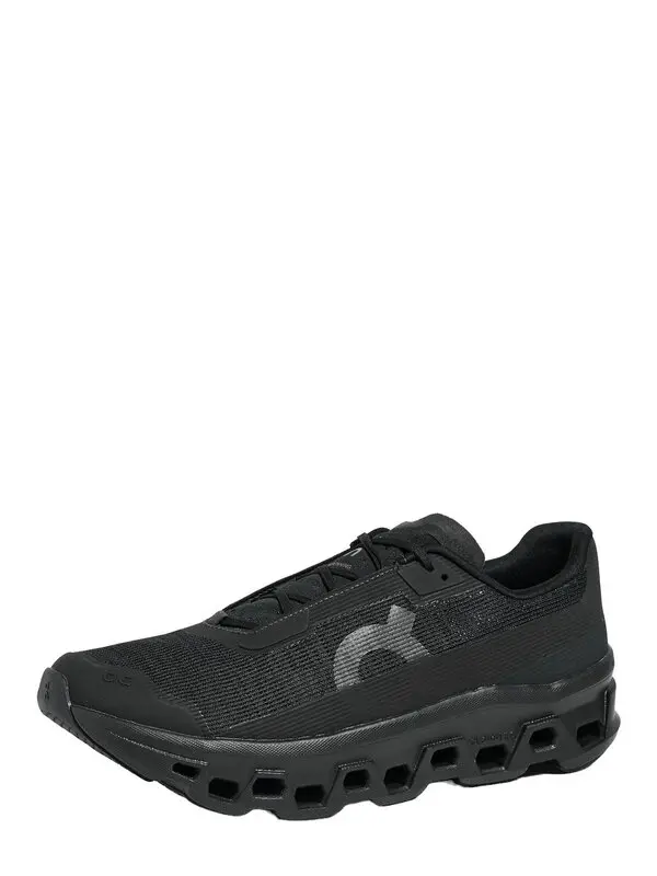 On Cloudmonster Void Sneakers - Black Black