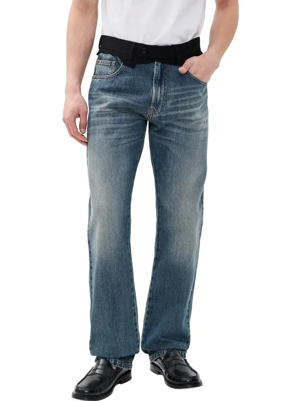 MAISON MARGIELA 5-pocket Denim Pants - Blue