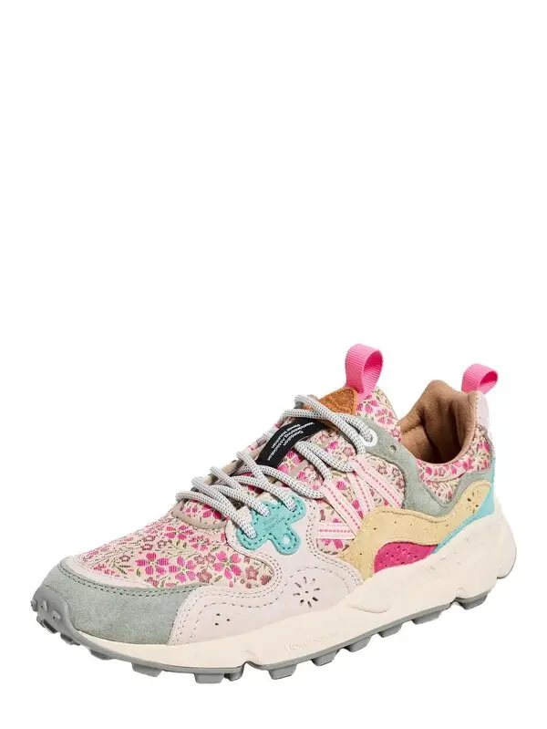 FLOWER MOUNTAIN Yamano 3 Sneakers - Sage Pink