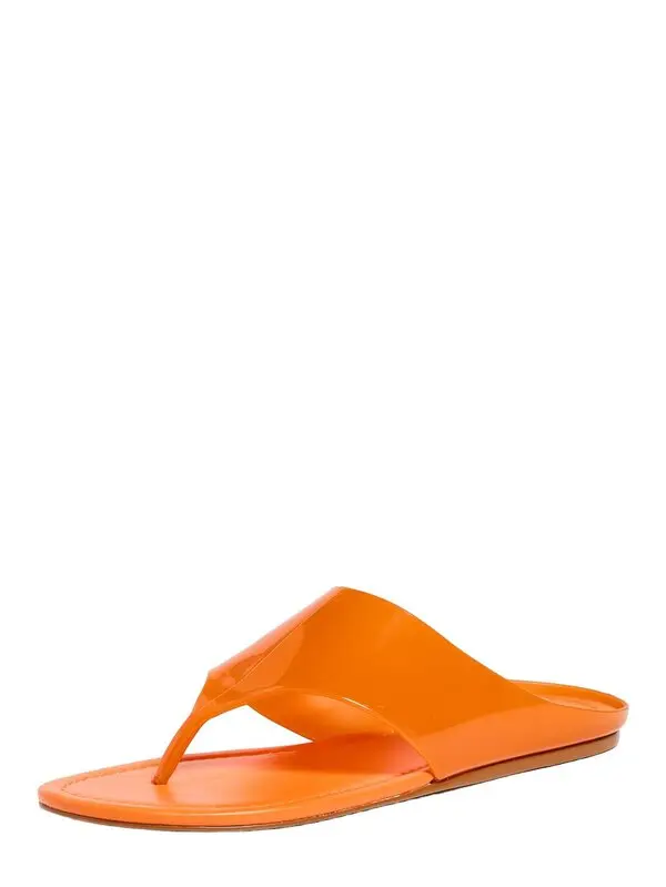 Farm Rio Jelly Flat Sandals - Coral