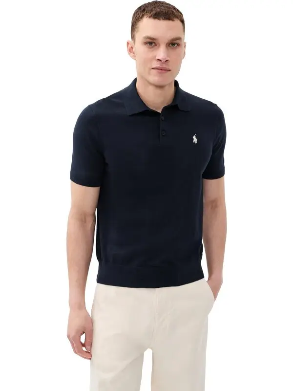 Polo Ralph Lauren Cotton Polo Sweater - Hunter Navy