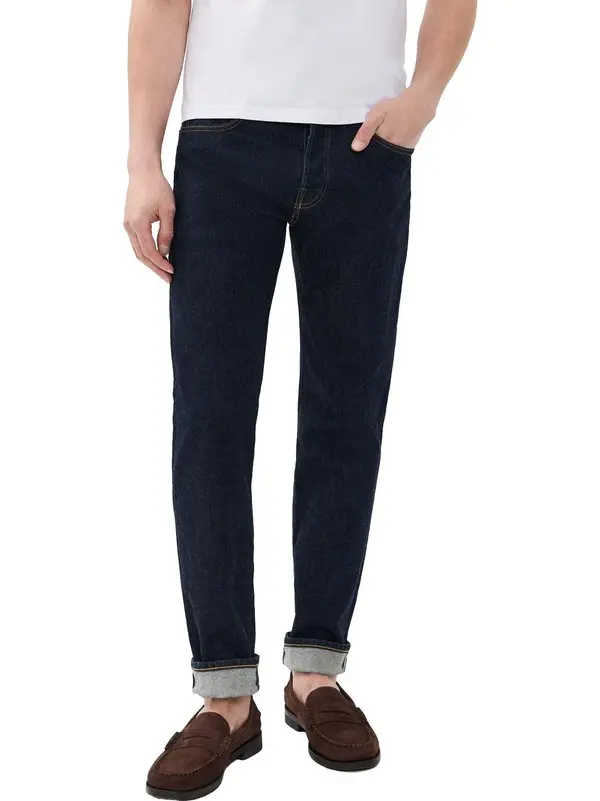 Madewell 1991 Straight Comfort Selvedge Jeans - Rinse