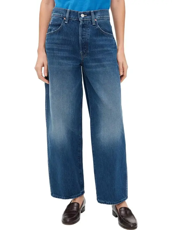 MOTHER The Delinquent Button Ankle Jeans - Run With It