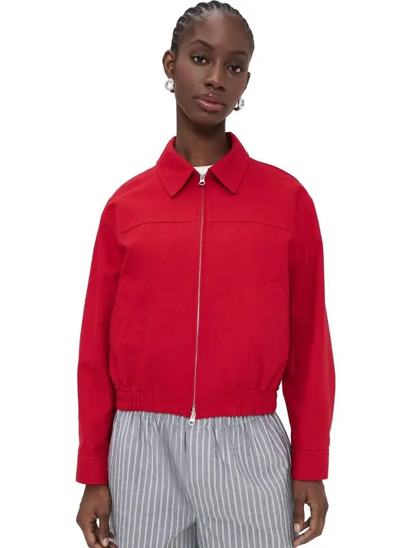 DUNST Colla Blouson Jacket - Red