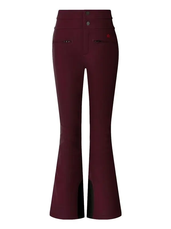 Perfect Moment Aurora High-waist Flared Ski Pants - Burgundy