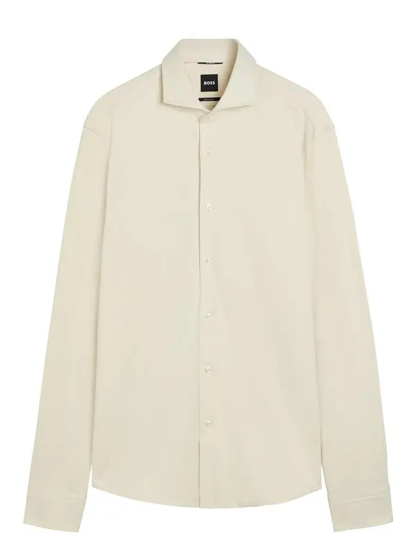 BOSS Cotton Shirt - Beige