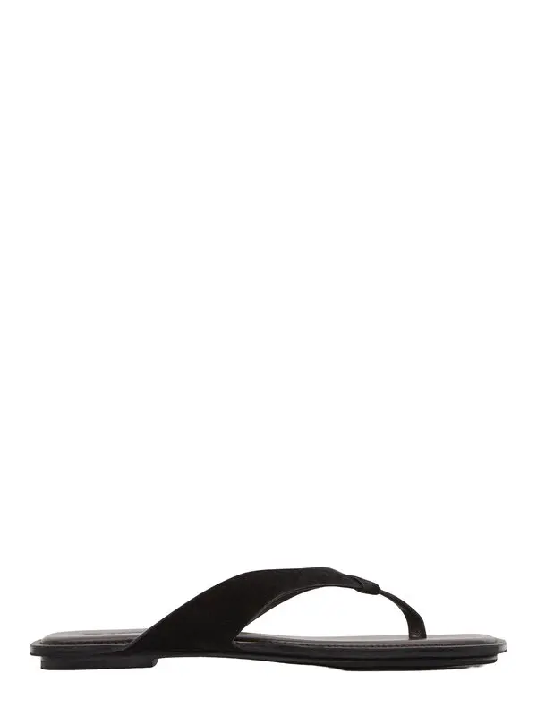 ST. AGNI Opanka Slide Sandals - Black