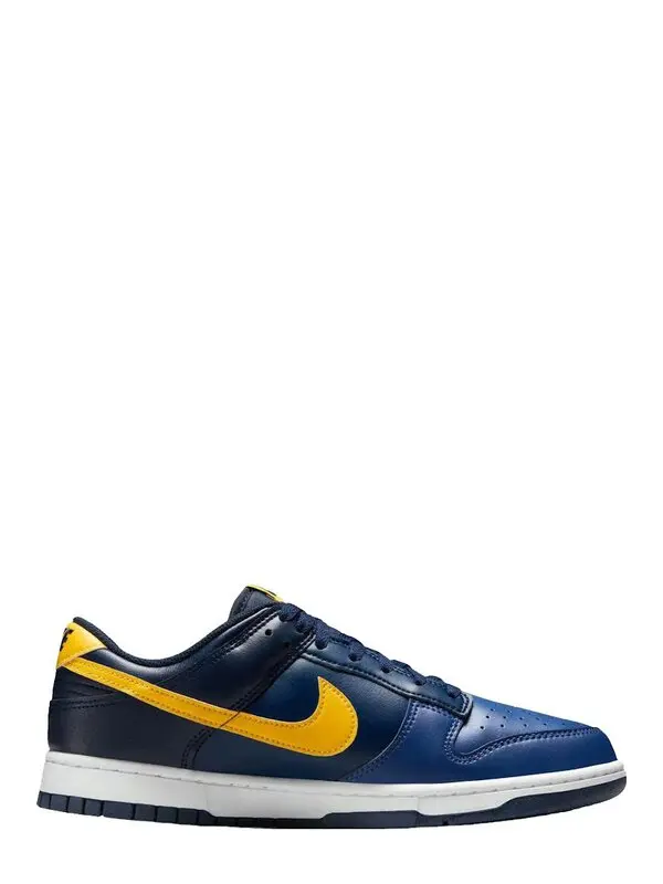Nike Dunk Low Retro Sneakers - Blue Legend/varsity Maize/midnight Navy