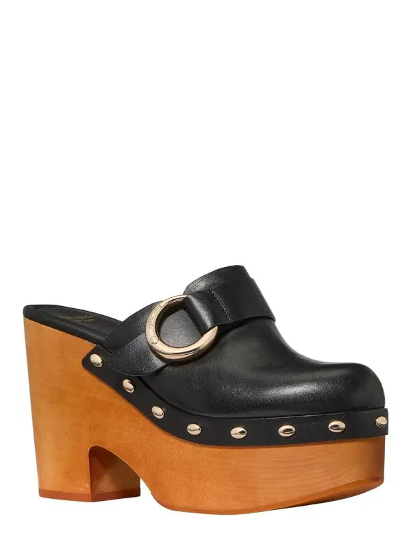 Kate Spade New York Halo Platform Clogs - Black
