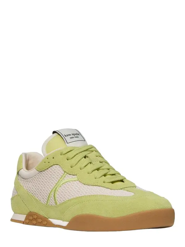 Kate Spade New York Lace-up Sneaker - Cream/bosc Pear