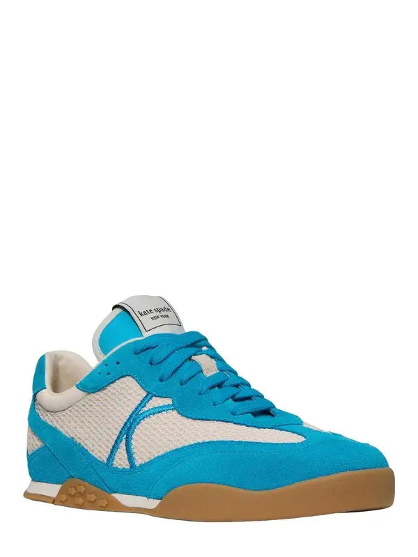 Kate Spade New York Lace-up Sneaker - Cream/catamaran Blue