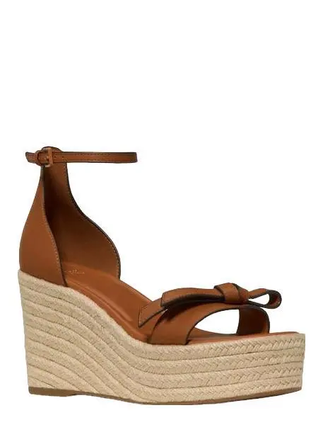 Kate Spade New York Espadrille Platform Wedge Sandals - Saddle