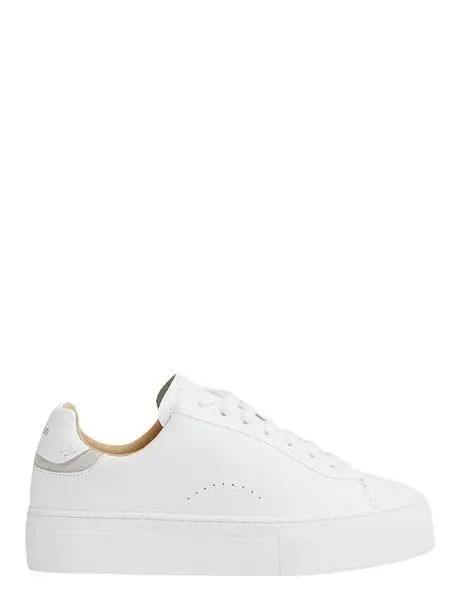 REISS Francesca Platform Sneakers - White