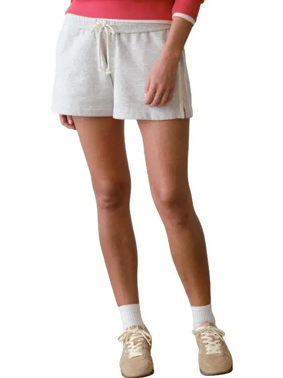 Marine Layer Cloud 9 Fleece Drawstring Shorts - Heather Grey