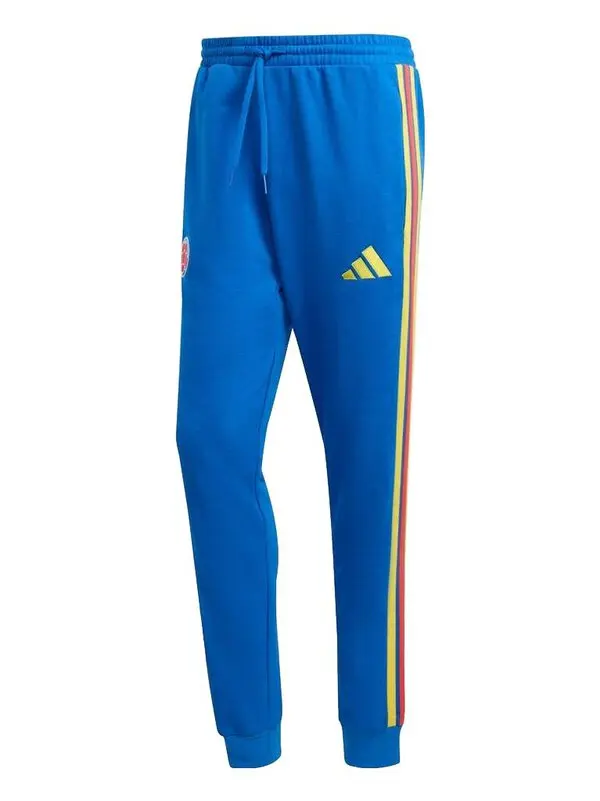 Adidas Colombia National Team Fifa X World Cup Alphaskin Fleece Pants - Blue