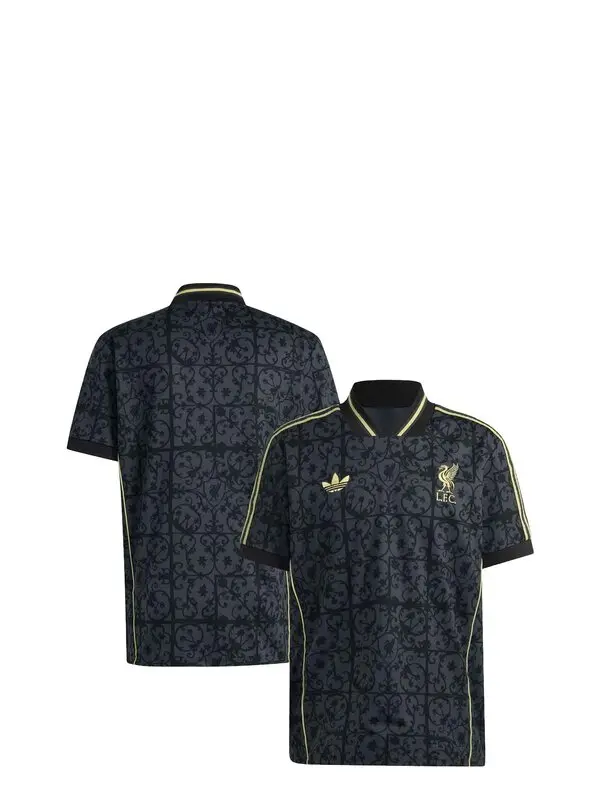 Adidas Liverpool Lifestyler Jersey - Gray