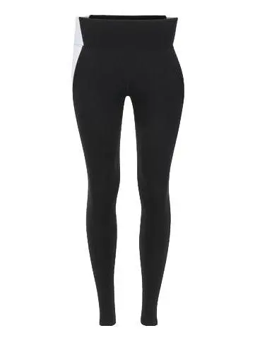 LEZAT Neda Colorblock Organic Cotton High Waisted Legging - Black