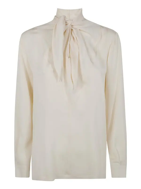 Max Mara Mxmbadia" Classic Silk Shirt - White