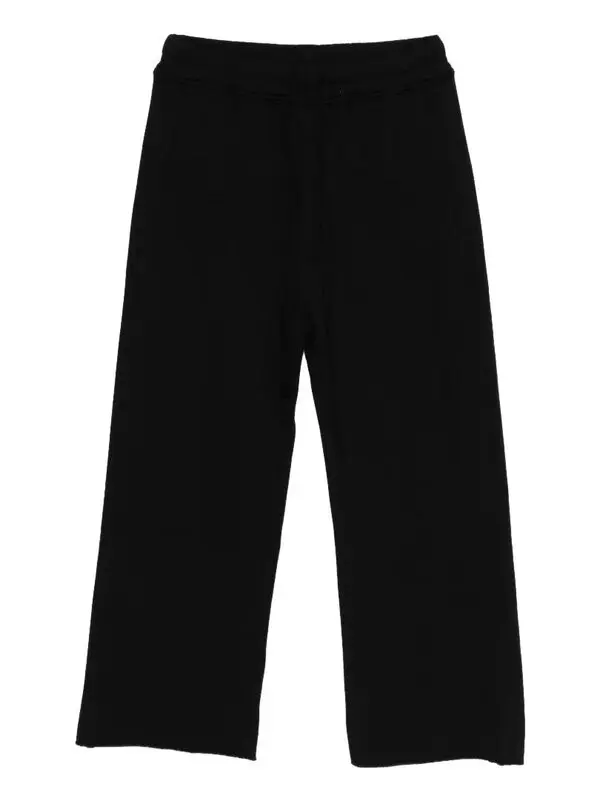 THOM KROM Track Wide Leg Trousers - Black