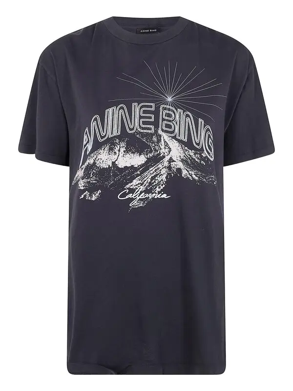 ANINE BING Walker Tee California - Black