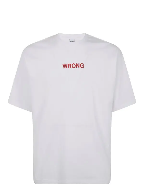 Aspesi Wrong" T-shirt - White