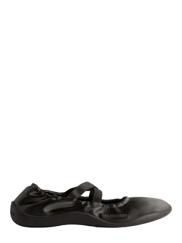 Balenciaga Shibuya Flat Ballerina - Black
