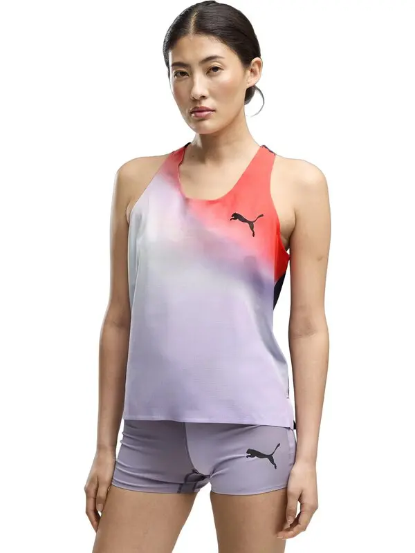 PUMA Lightspeed Ultraweave Lightweight Running Singlet - Gray