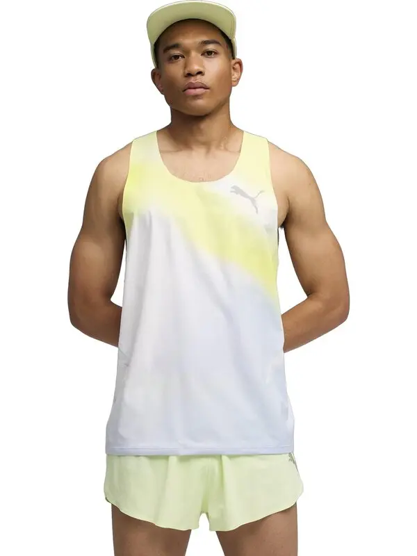 PUMA Lightspeed Ultraweave Lightweight Running Singlet - Gray