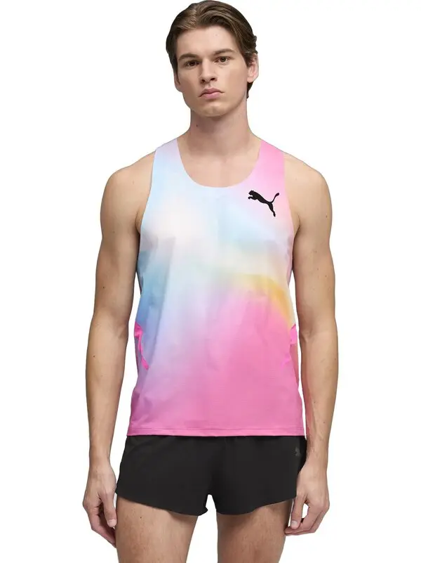 PUMA Lightspeed Ultraweave Lightweight Running Singlet - Pink