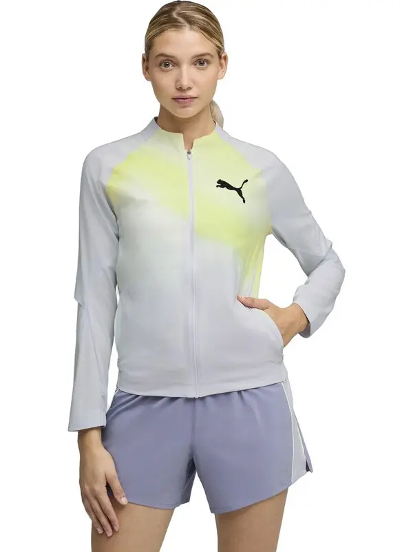 PUMA Lightspeed Ultraweave Lightweight Running Jacket - Gray