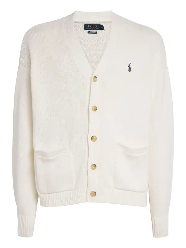 Polo Ralph Lauren Cotton Cardigan - White