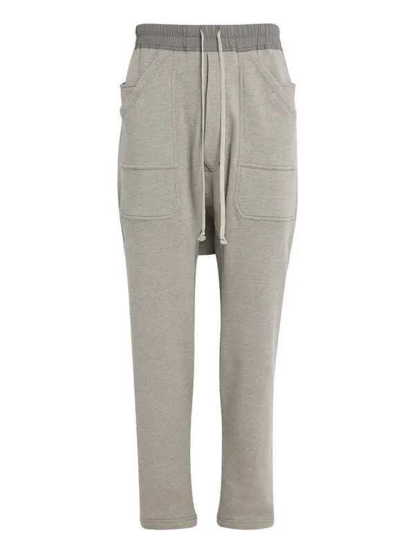 Rick Owens Jersey Classic Cargo Sweatpants - Grey
