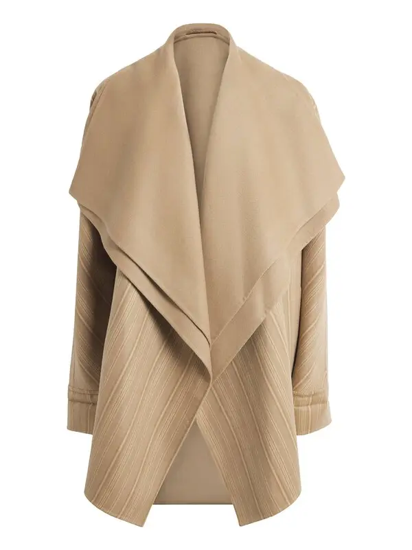RETORI Virgin Wool Reversible Coat - Beige