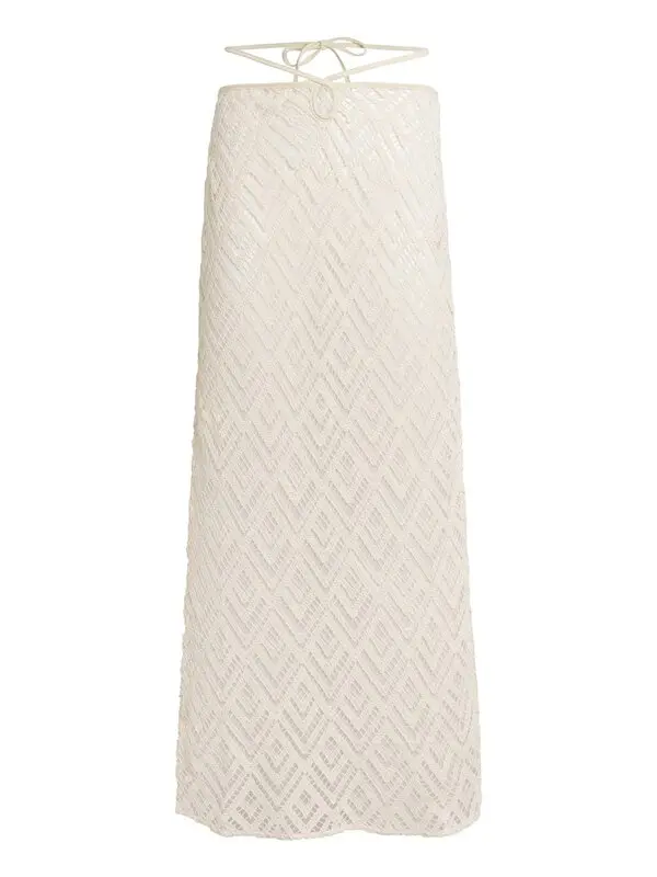 Johanna Ortiz Cotton Maxi Skirt - Ivory