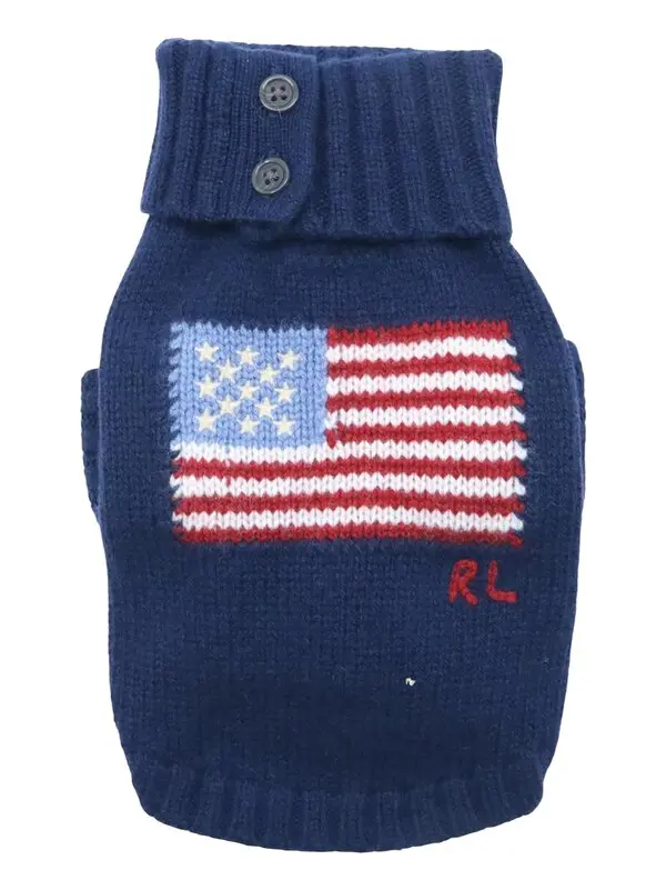 Ralph Lauren Flag Dog Sweater - Navy