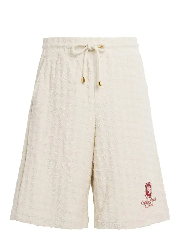 Amiri Jacquard Shorts - White