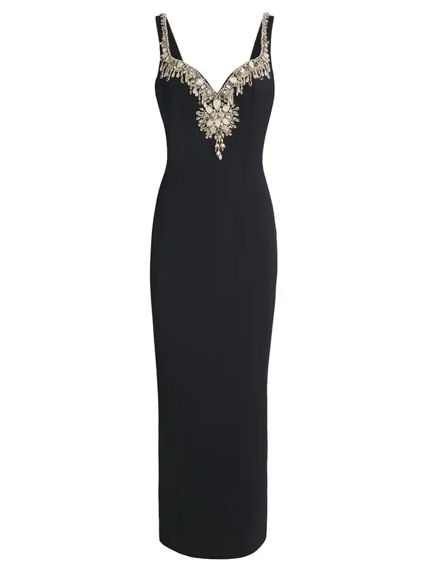 Zuhair Murad Cady Embellished Gown - Black