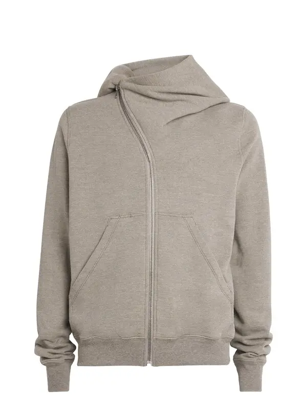 Rick Owens Organic Cotton Mountain Hoodie - Grey