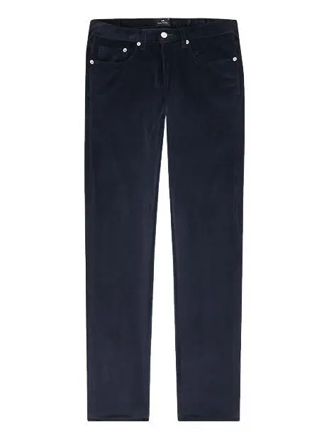 Paul Smith Tapered-fit Organic Corduroy Trousers - Blue