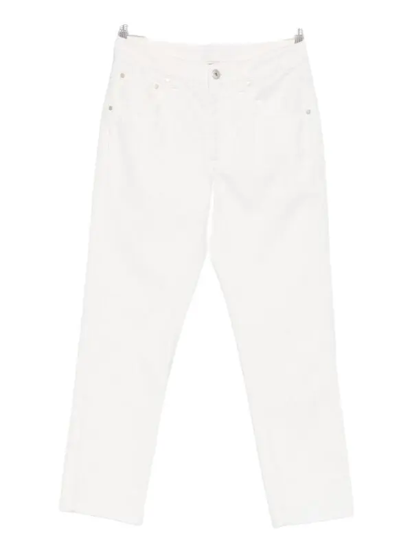 Brunello Cucinelli Cotton Trousers - White