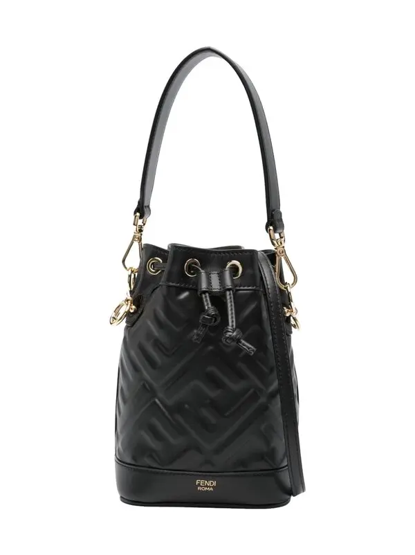 Fendi Mon Tresor Mini Bucket Bag - Black