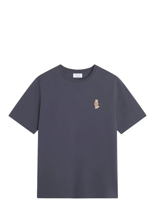 Maison Kitsuné Dressed Fox Cotton T-shirt - Blue