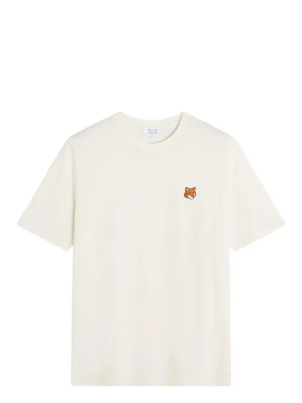 Maison Kitsuné Fox Head Cotton T-shirt - Beige