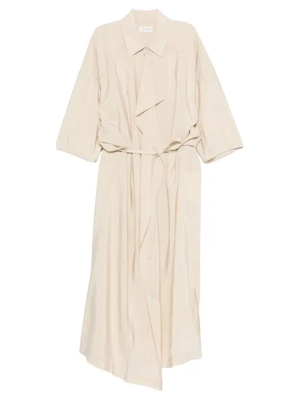 LEMAIRE Silk Shirt Dress - White