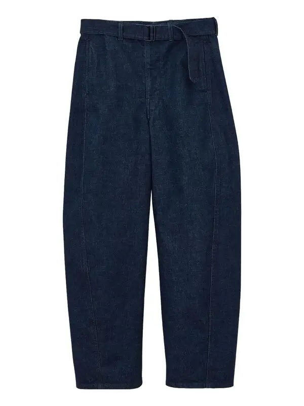 LEMAIRE Twisted Denim Cotton Jeans - Blue